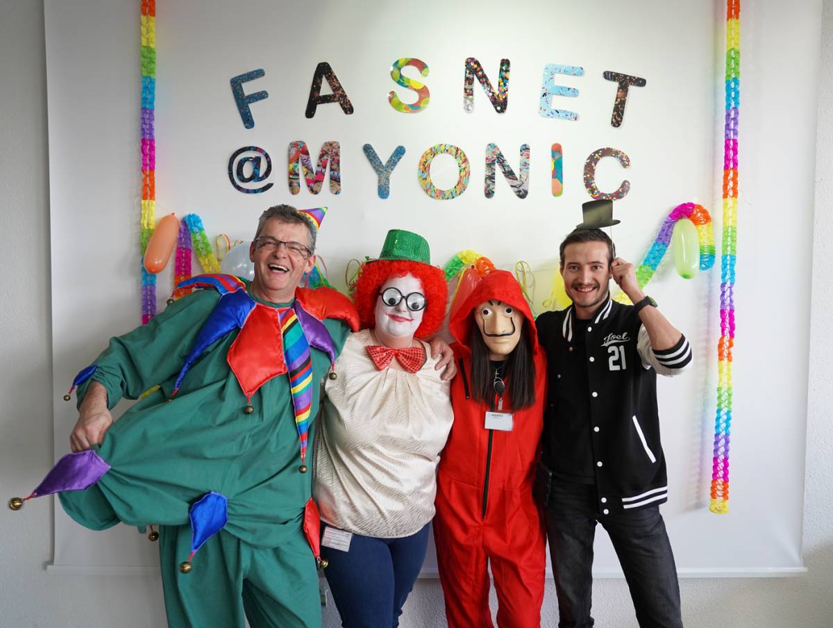 Fasnet bei myonic: Kostüme, Berliner, Stimmung genießen | myonic GmbH